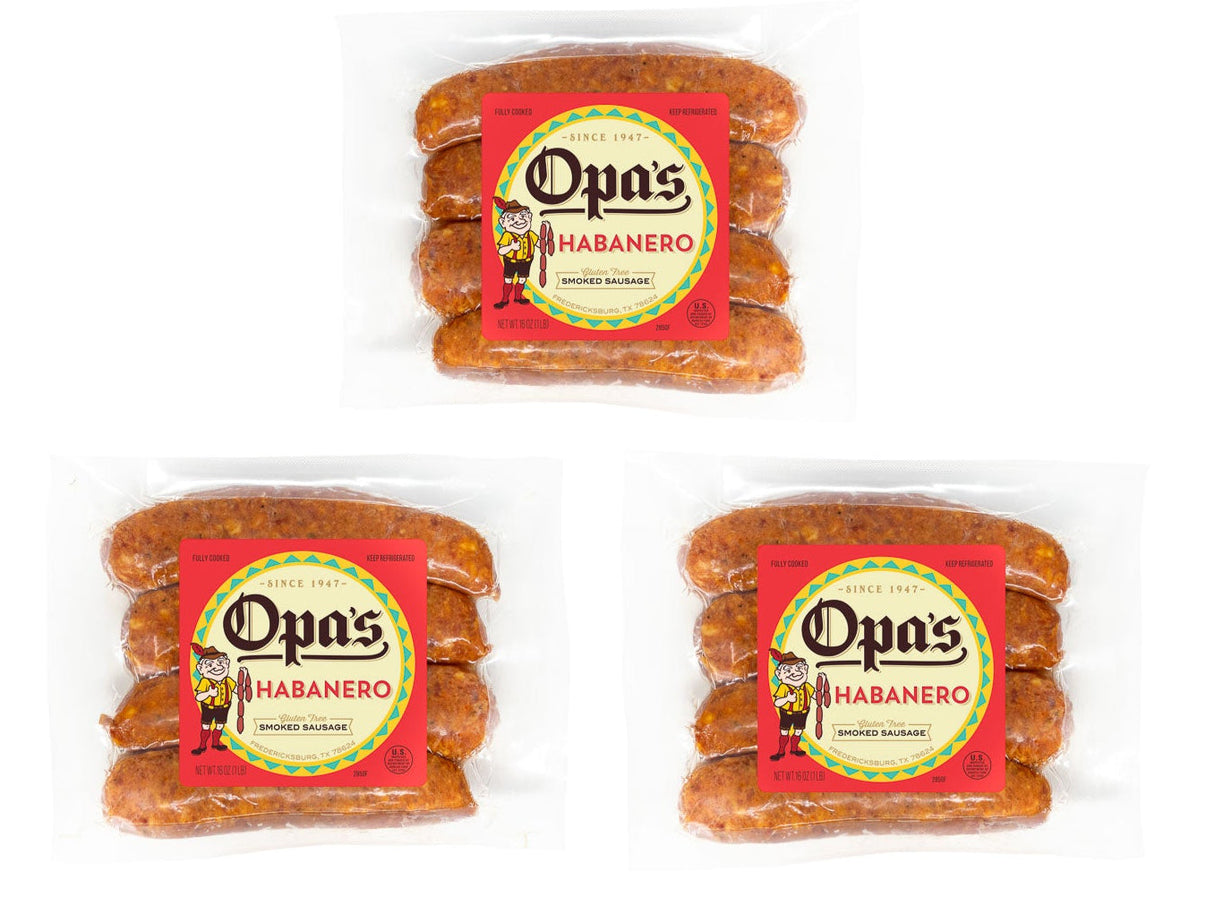 Opa's Habanero Smoked Sausage – Opa's Smoked Meats