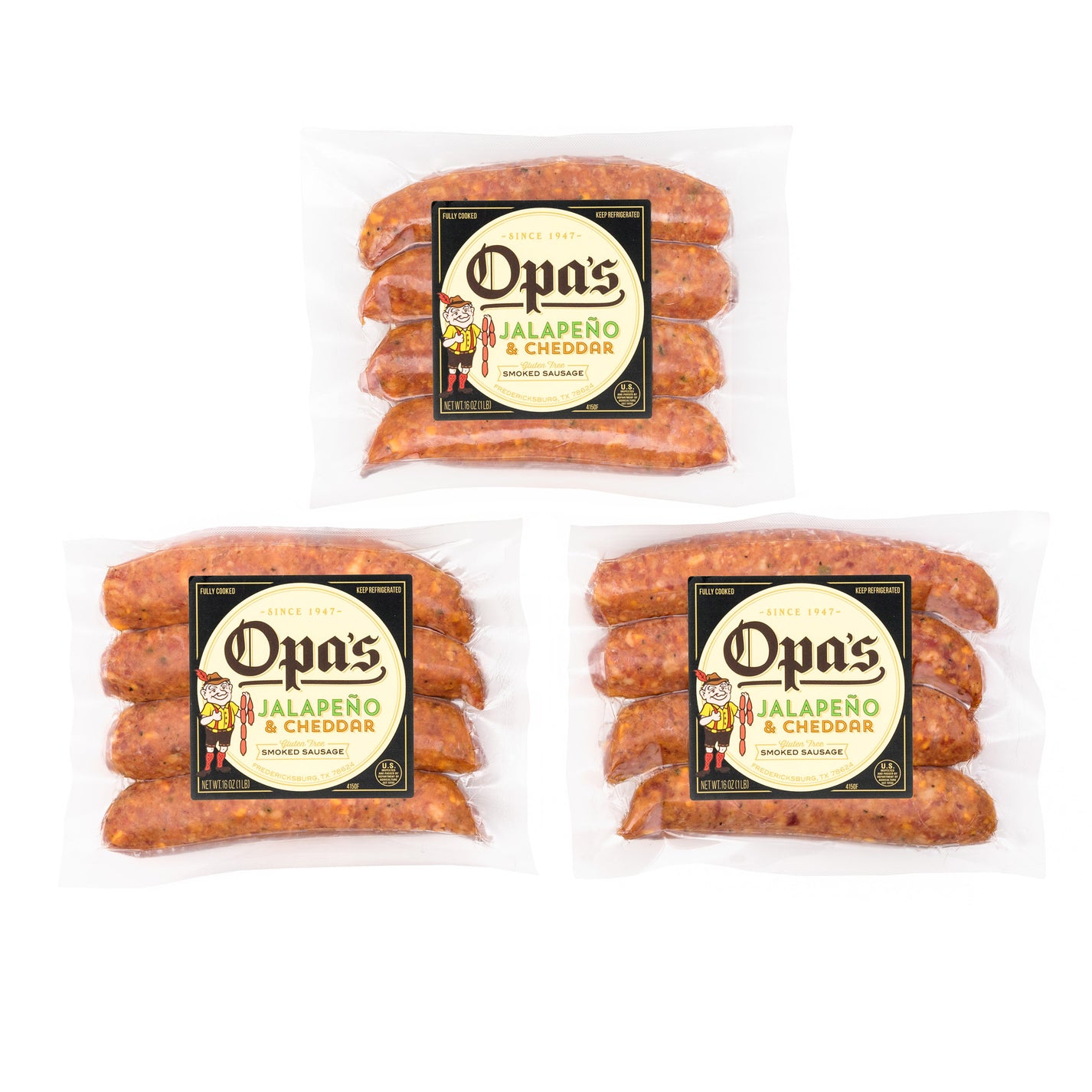 Opa's Jalapeño Cheddar Smoked Sausage – Opa's Smoked Meats